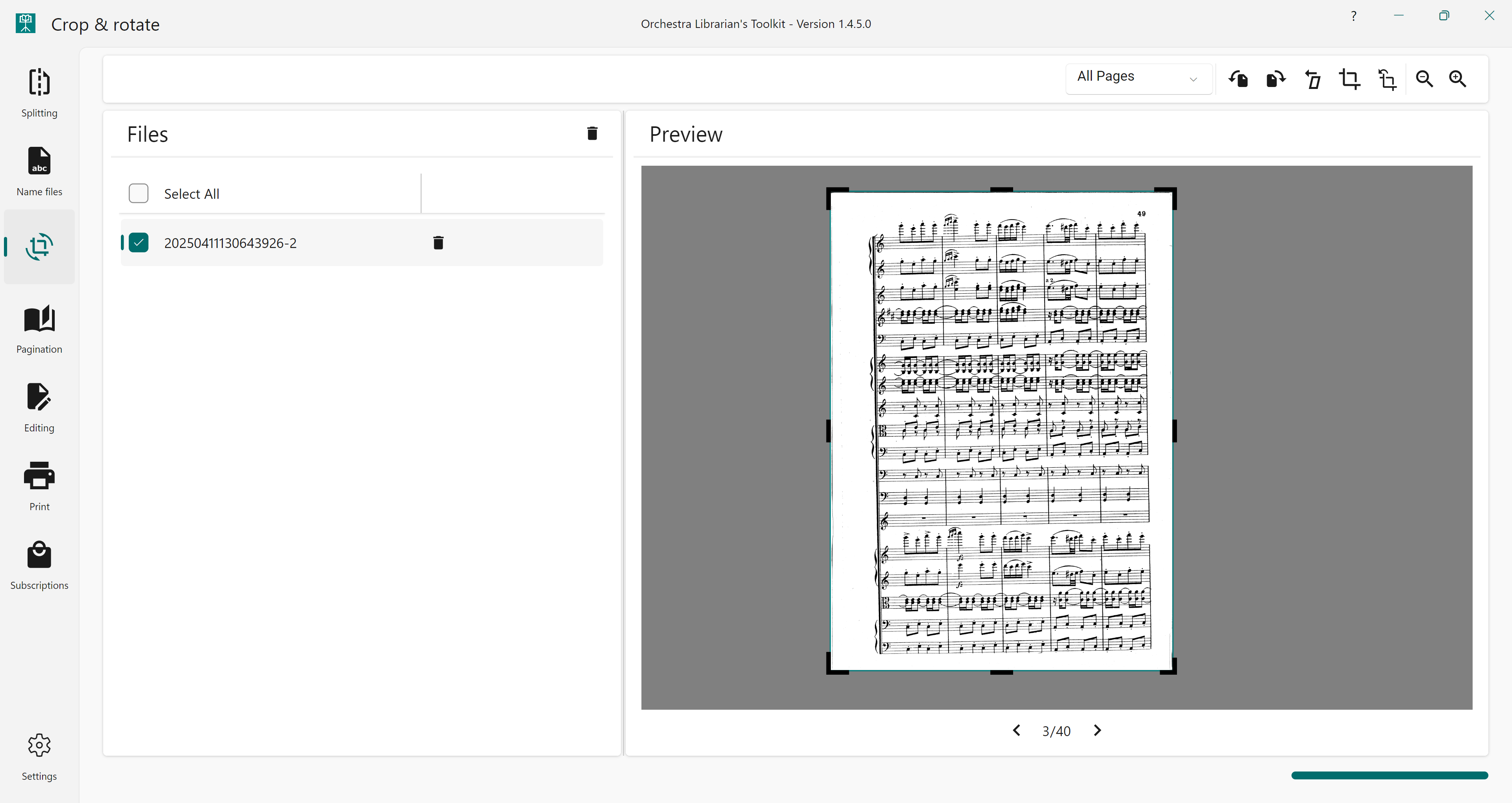 De-skewing - Orchestra Librarian's Toolkit